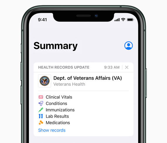 Veterans now able to access VA, provider health data on iPhones ...